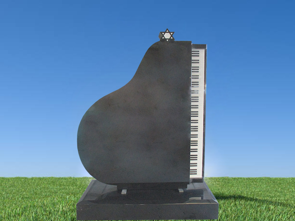 Black Piano Tombstone - China Professional Tombstone Manufacturer ...