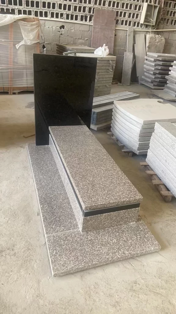 Multicolor Granite Monument Poland Style Tombstone - China Professional ...