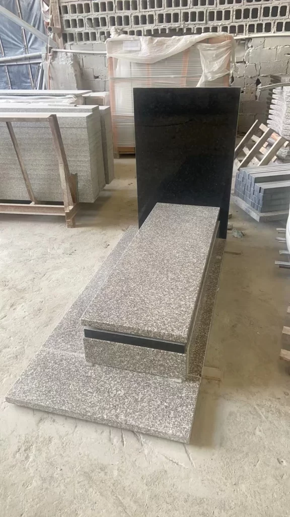 Multicolor Granite Monument Poland Style Tombstone - China Professional ...